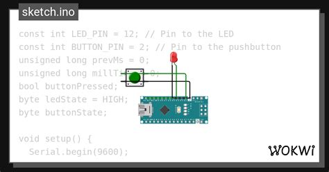 Blinking Led620133966 Wokwi Esp32 Stm32 Arduino Simulator