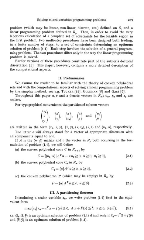 Partitioning Procedures For Solving Mixed Variables Programming Problems Pdf