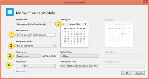 Run On Schedule Not An Option In Azure Web Jobs Anymore Stack Overflow