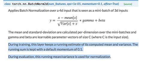 batchnorm behaves different in train and eval · issue 5406