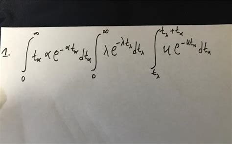 Solved In The Following Integration Question Belowit Is