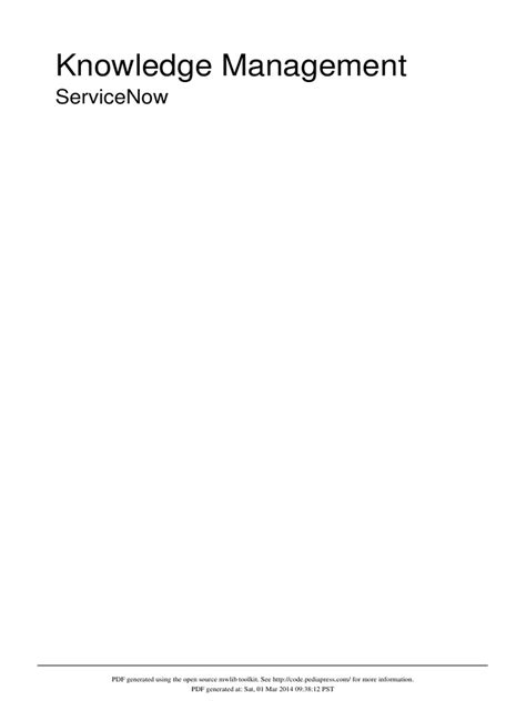 Pdf Servicenow Knowledge Management Dokumen Tips