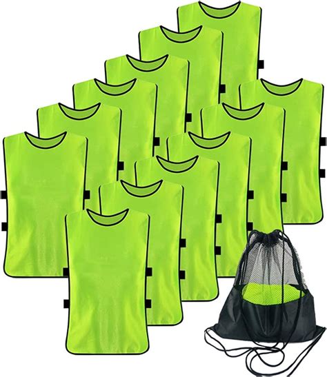 Youi Ts 12 Pack Pennies For Soccer Scrimmage Vest Practice Jersey For Adult Youth