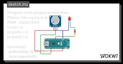 Hanung20220130051tugas4 Wokwi Esp32 Stm32 Arduino Simulator