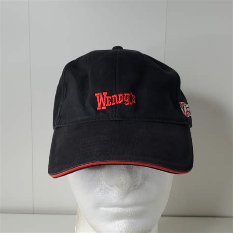 Wendys Fast Food Restaurant Employee Uniform Hat Cap … Gem