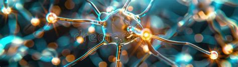 Neuromorphic Computing Olfactory Sensing Stock Illustration