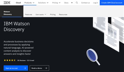 Ibm Watson Discovery Service Productivity Explore 10 000 Ai Tools