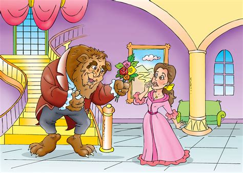 La Bella Y La Bestia Cuento Infantil Disney Corto Dibujos