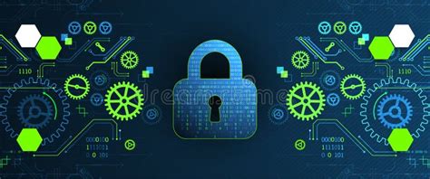 cyber security or network protection system privacy stock vector illustration of identity