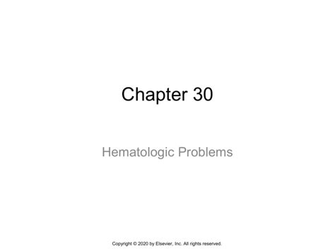 Anemia And Hematologic Problems Presentation