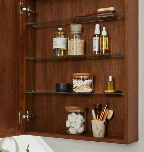 Verona Walnut Surface Mount Medicine Cabinet Surface Mount Medicine