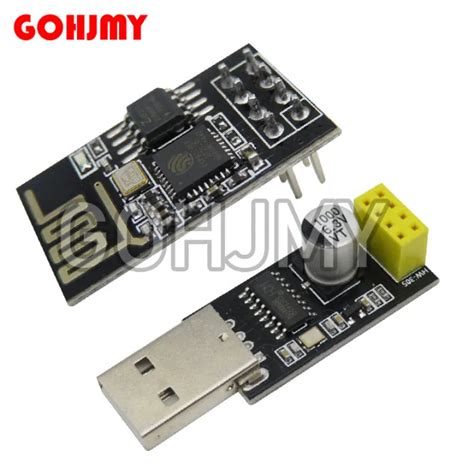 Esp01 Programmer Adapter Uart Gpio0 Esp 01 Adaptater Esp8266 Ch340g Usb To Esp8266 Serial