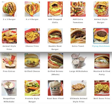 What Is The Secret Menu For In N Out Burger At Eileen Mcclelland Blog