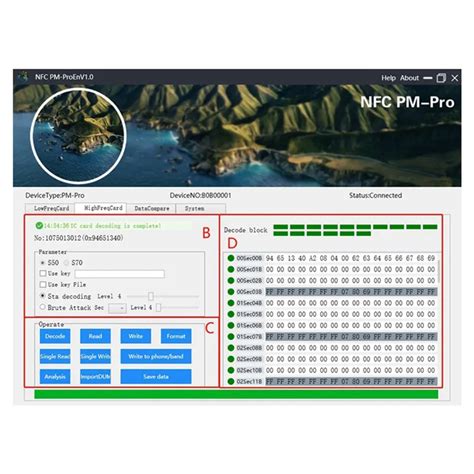 FURUI RFID Decoding Duplicator NFC Smart Chip Card Reader 13 56Mhz Badge Clone 125Khz Token Tag
