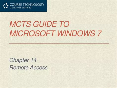 Ppt Mcts Guide To Microsoft Windows 7 Powerpoint Presentation Free