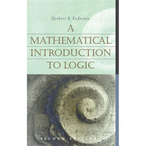 A Mathematical Introduction To Logic Edition 2 Hardcover Walmart