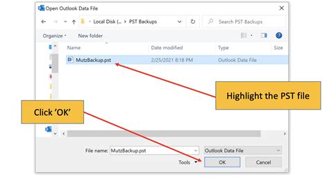 How To Open Outlook PST Files David Stenhouse Photographer