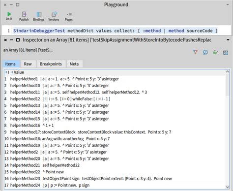 there are many duplicate helper methods in `sindarindebuggertest` with unexplicit names · issue