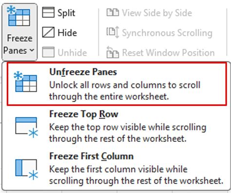 Excel Freeze Panes Or Split Screen Mistytips