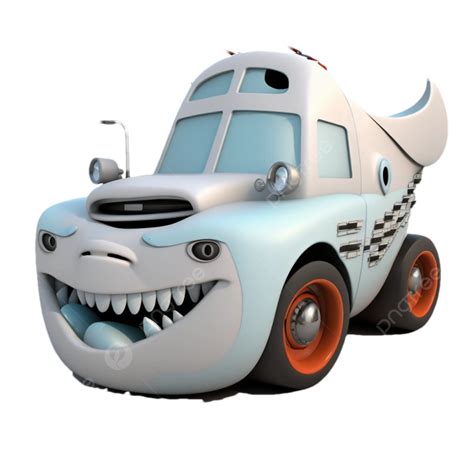 3d Cartoon Car Blue Stereo 3d Cartoon Car Three Dimensional Png