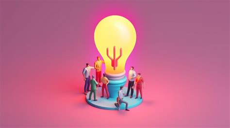 Premium Ai Image Business Illustration Small People Characters