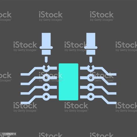 Ikon Pengujian Microchip Ilustrasi Stok Unduh Gambar Sekarang Alat
