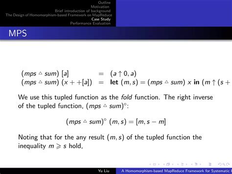 A Homomorphism Based Mapreduce Framework For Systematic Parallel Programming Ppt
