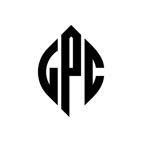 Lpc Circle Letter Logo Design With Circle And Ellipse Shape Lpc