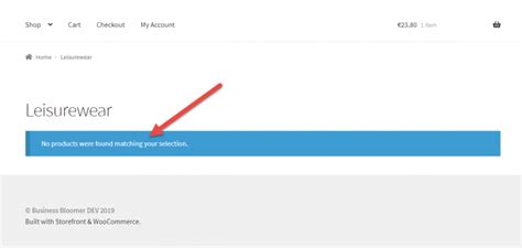 woocommerce hide no products were found matching your selection