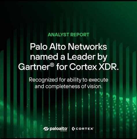 Paloaltonetworks Cybersecuirty Leader Xdr Gartner Rishi Soni