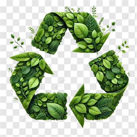 3d Green Leaf Recycling Logo For Eco Awareness Recycling Symbol