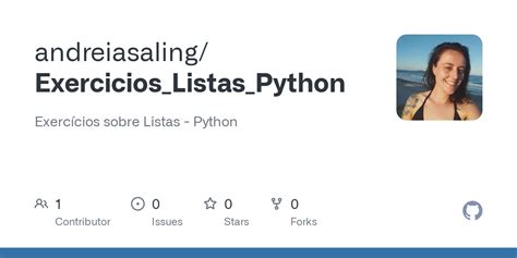 GitHub andreiasaling Exercicios Listas Python Exercícios sobre Listas Python