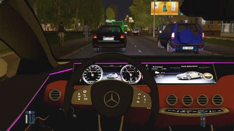 City Car Driving Mercedes Benz S63 Amg Coupe Night Racing Youtube