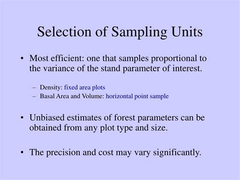 PPT Forest Sampling Simulation PowerPoint Presentation Free Download ID