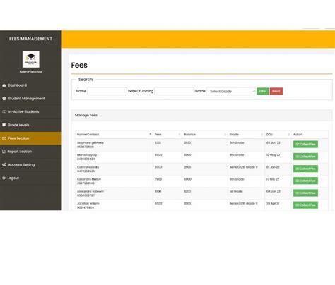 School Fees Management System Using Php By Devappsolution Codester