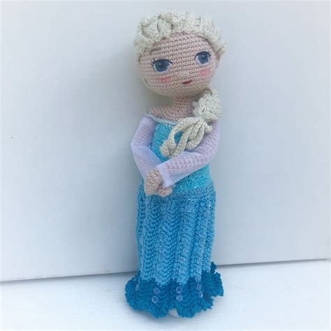 Elsa Crochet Amigurumi Doll Pattern Pdf Download Etsy