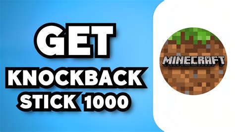 How To Get A Knockback 1000 Stick In Minecraft 2023 Guide Youtube