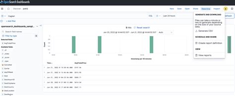 Download Csv Option In Saved Search · Issue 58 · Opensearch Projectdashboards Reporting · Github