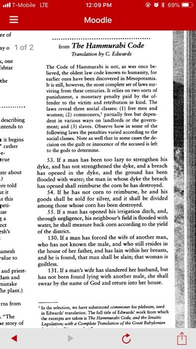 T Mobile Lte 12 09 Pm Moodle Re Of From The Hammurabi