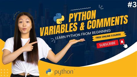 Learn A Python From Scratch Variables And Comments Youtube