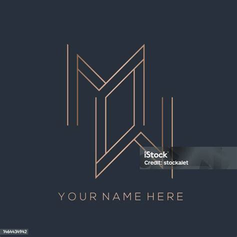 Mm 모노그램 로고 대문자 장식 얽힌 선 문자 M 서명 아이콘입니다 럭셔리 스타일의 추상 알파벳 이니셜 모노그램에 대한 스톡 벡터 아트 및 기타 이미지 Istock