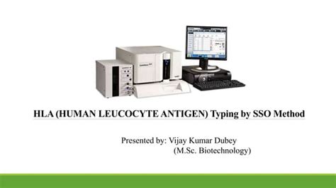 hla typing sso method using xmap technology pptx genetics science