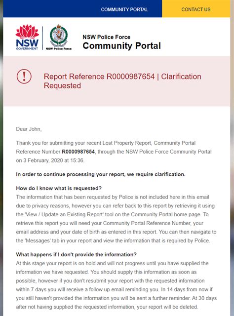 Clarification Requested