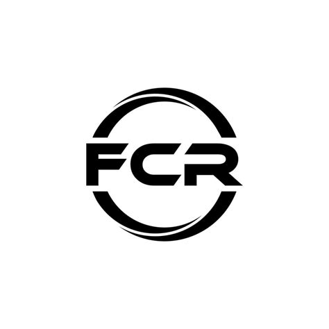 Fcr Letter Logo Design In Illustration Vector Logo Calligraphy