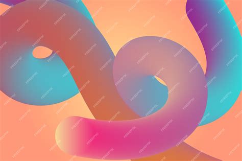 Premium Vector Soft Gradient Abstract Shapes Background