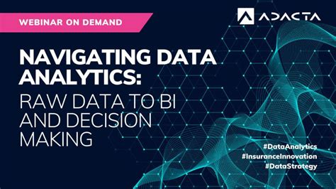 Adacta On Linkedin Navigating Data Analytics From Raw Data To Bi And