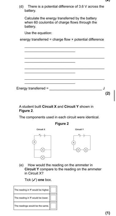 Solved Q6 Figure 1 Shows A Circuit Diagram A In Which Chegg Com