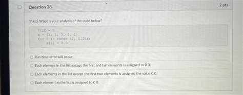 Solved 2 Pts Question 25 6 3 B Which Of The Following Chegg Com