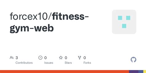 Github Forcex Fitness Gym Web