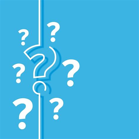 Premium Vector Question Mark Icon In Flat Style Faq Vector Illustration On Isolated Background